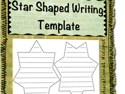 Star Shaped Writing Template | Teaching Resources