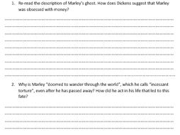 A Christmas Carol - Marley's Ghost | Teaching Resources