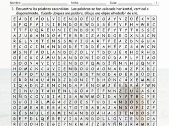 Future Continuous Tense Spanish 4 Worksheet-2 Game-1 Exam Bundle ...