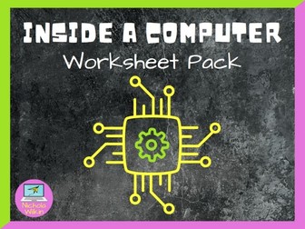 Inside a computer, binary, logic gates and truth tables worksheets and ...