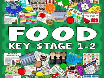*FOOD BUNDLE* FOOD ACTIVITIES, HEALTHY EATING, SUGAR, CHOCOLATE, FOOD ...