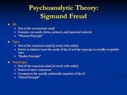 Psychoanalytic Theory: Sigmund Freud | Teaching Resources