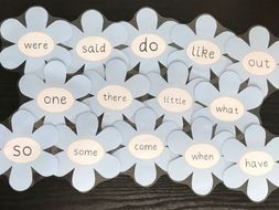 Phase 4 Tricky Words Flowers | Teaching Resources