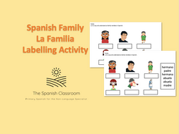 Spanish Family Worksheet La Familia | Teaching Resources
