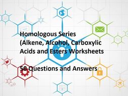 Homologous Series (Alkene, Alcohol, Carboxylic Acids & Esters ...