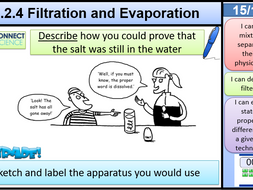 5.2.4 Filtration 5.2.5 Evaporation Activate AQA KS3 | Teaching Resources