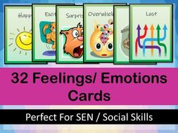 Feelings / Emotions Cards | Teaching Resources