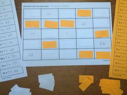 Connect Four Multiplication Game times tables practice activity ...