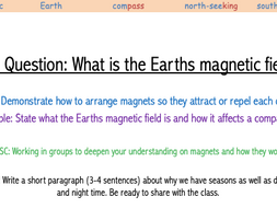 Year 8 Magnetic Earth Lesson (8Lc) | Teaching Resources