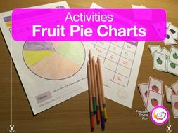 Fruit Pie Charts by LittleStreams | Teaching Resources