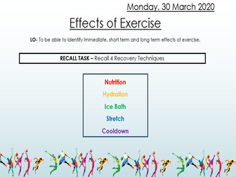 9 -1 AQA GCSE PE Anatomy and Physiology Lessons | Teaching Resources