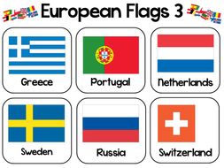 European Day of Languages Flags Colouring Activity | Teaching Resources