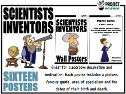 Scientists and Inventors Posters | Teaching Resources