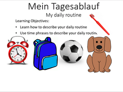 Daily Routine in German | Teaching Resources