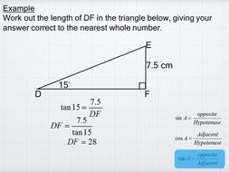Right Angled Trigonometry | Teaching Resources
