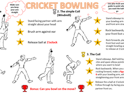 Cricket bowling | Teaching Resources
