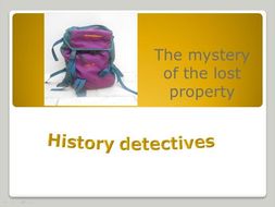 History detectives - KS1 Mystery powerpoint lessons (2) | Teaching ...