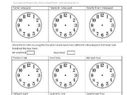 Measurement: Time (analogue clocks) | Teaching Resources