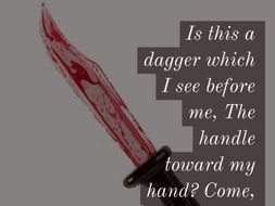 Macbeth AQA: The dagger scene ACT 2 SCENE 1 | Teaching Resources