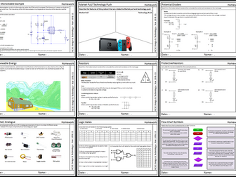 Design Technology GCSE Portolio, Sketchbook, PCB Development & Project ...