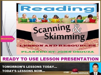 SKIMMING SCANNING READING BUNDLE | Teaching Resources
