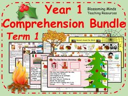 Year 1 comprehension bundle - Term 1 | Teaching Resources