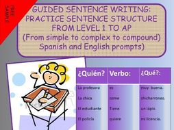 Guided Sentence Writing Organizer | Teaching Resources