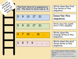 Introduction to linear sequences | Teaching Resources