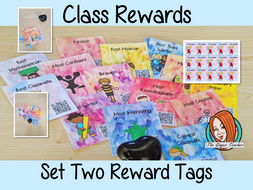 Classroom Awards Reward Tags Set two | Teaching Resources