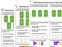 White Rose Maths - Year 4 - Place Value - 1000s, 100s, 10s, 1s (Problem ...