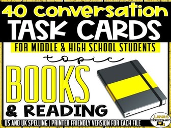 Books and Reading | ESL/ELL/ELA Speaking&Writing Activities | 4Teens ...