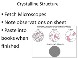 KS3 - Rock Cycle & Salol Practical | Teaching Resources