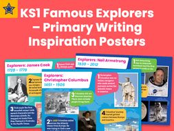 KS1 Famous Explorers – Primary Writing Inspiration Posters | Teaching ...