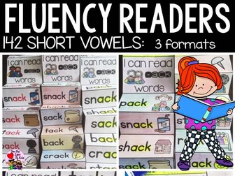 PHONICS: FLUENCY READERS: VOWELS MEGA BUNDLE | Teaching Resources