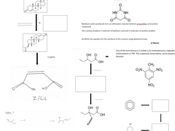 A LEVEL CHEMISTRY - ORGANIC SYNTHESIS QUESTIONS | Teaching Resources