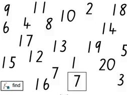 Numeration 1 - 20: Activities to develop understanding of numbers from ...