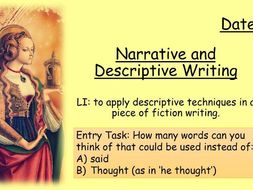 Narrative and Descriptive Writing for GCSE | Teaching Resources