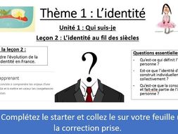IB FRENCH B 2020 - Identité L2 - Evolution de l'identité by enydrim ...