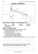 AQA Distillation (Chemistry paper 1) by LDN_Science | Teaching Resources