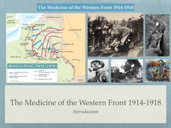 GCSE History of Medicine. WW1. New Techniques of treatment of wounds ...