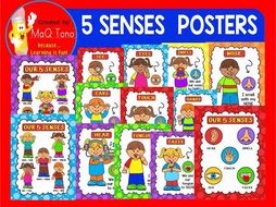 5 SENSES POSTERS | Teaching Resources