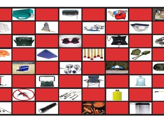 Camping Things and Activities 6 Spanish Photo Game Bundle | Teaching ...