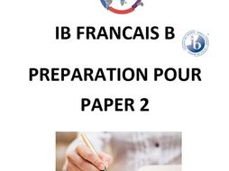 IB French B Paper 2 2018 Revision HANDBOOK | Teaching Resources