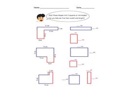 Introduction to compound shapes | Teaching Resources
