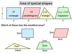 Area problem solving lesson | Teaching Resources