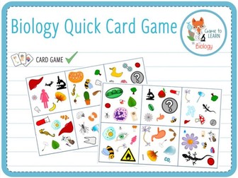 Biology, Chemistry, Physics - 3x Science Card games | Teaching Resources