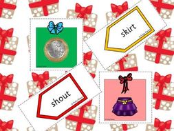 Phonics Christmas Present Match - Phase 5 | Teaching Resources