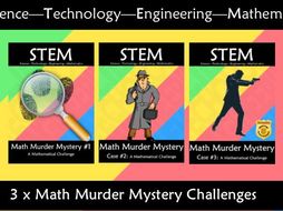 STEM Math Murder Mystery: A Math Challenge Bundle | Teaching Resources