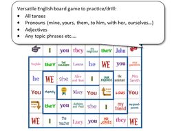 Practice in any language pronouns, tenses, adjectives, phrases with ...