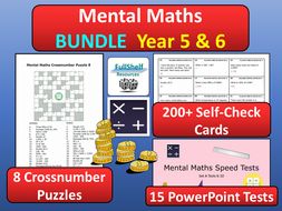 Mental Maths BUNDLE Year 5 / 6 by FullShelf - Teaching Resources - Tes